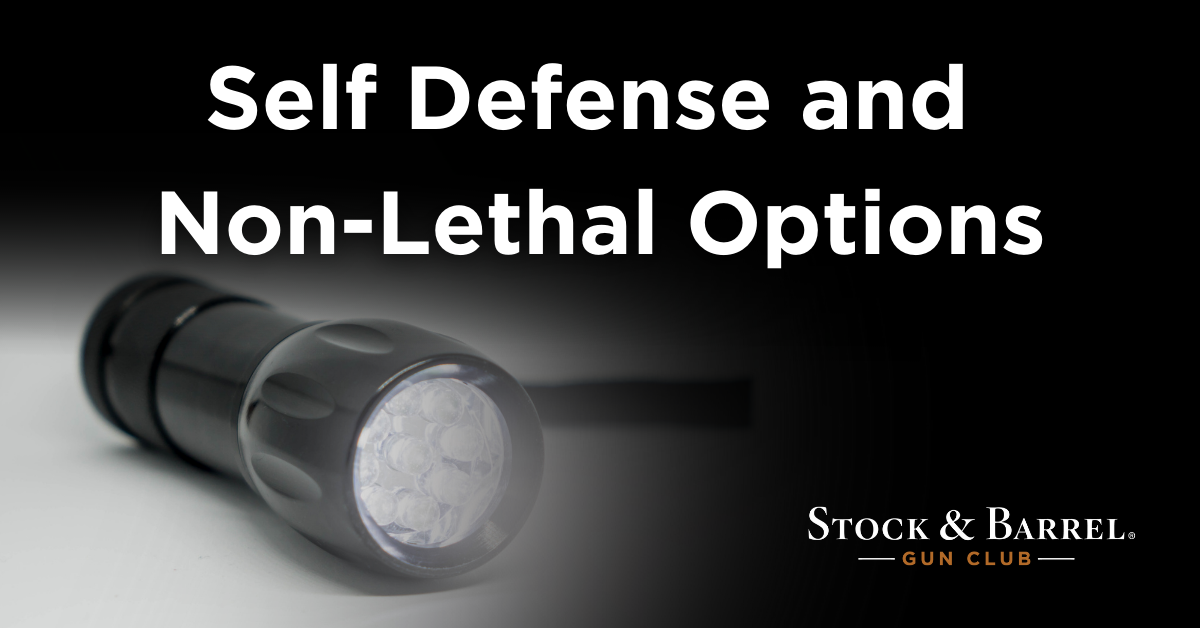 Self Defense And Non Lethal Options Stock Barrel Gun Club